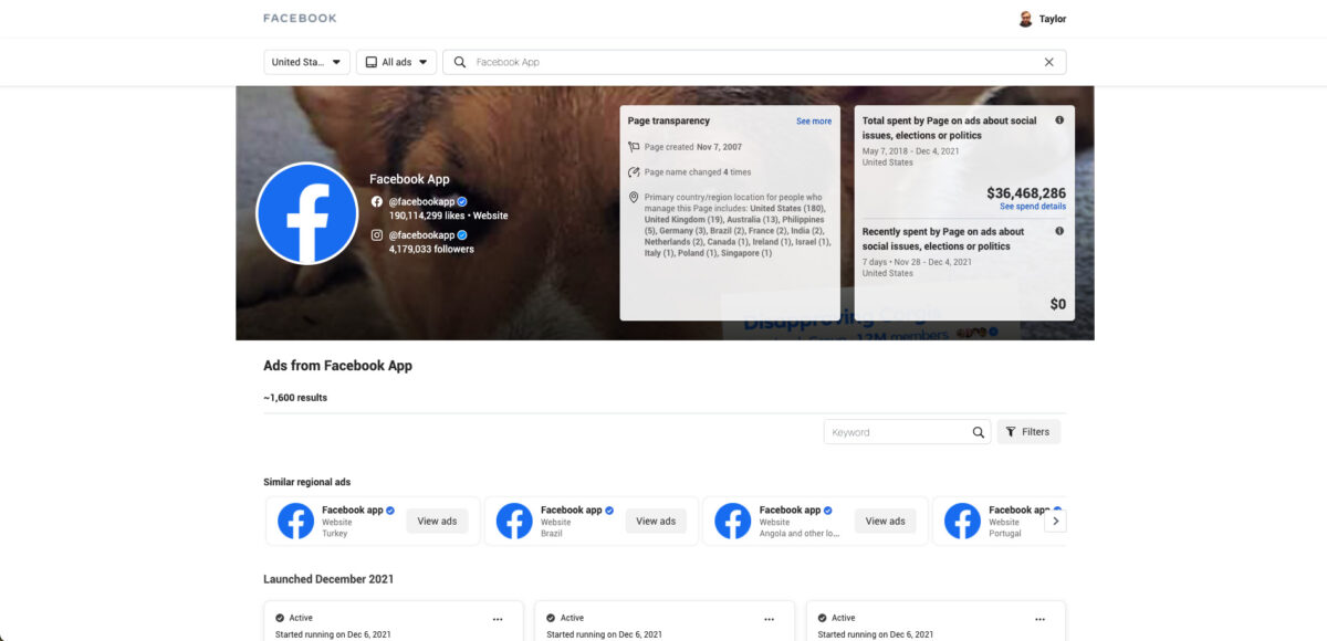 How to See What Ads are Running On a Facebook Page