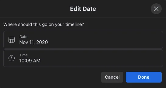 How to Backdate a Facebook Post - Taylor Hieber - Facebook Basics